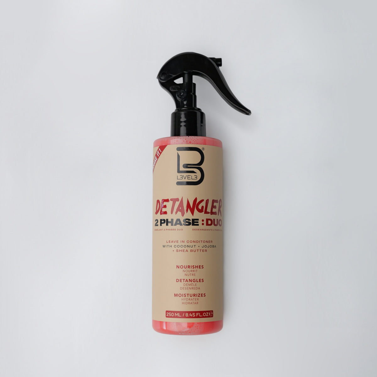 Level3 Detangler 2 Phase : DUE 8.45oz Leave-In Conditioning Hair Spray ...