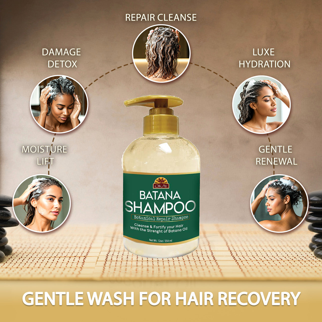 OKAY Batana Shampoo 12 oz – Diamond Beauty Online