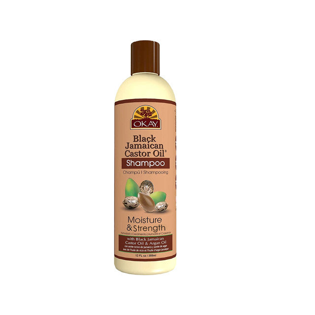 OKAY Black Jamaican Castor Oil Shampoo 12 oz – Diamond Beauty Online