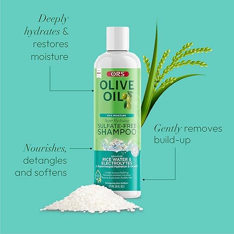 ORS Olive Oil Max Moisture Sulfate-Free Shampoo 16OZ – Diamond Beauty ...